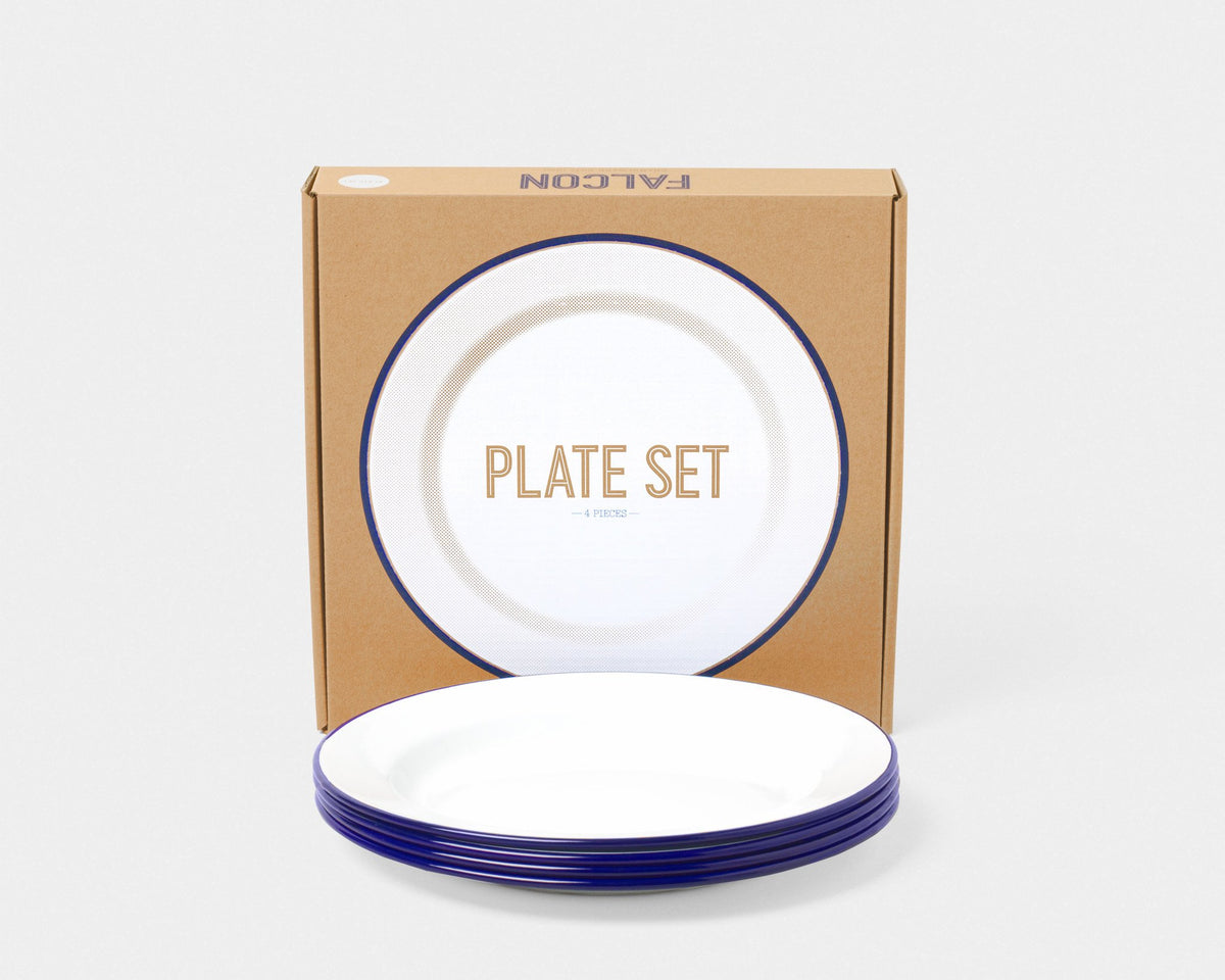 9½" Plates — Falcon Enamelware
