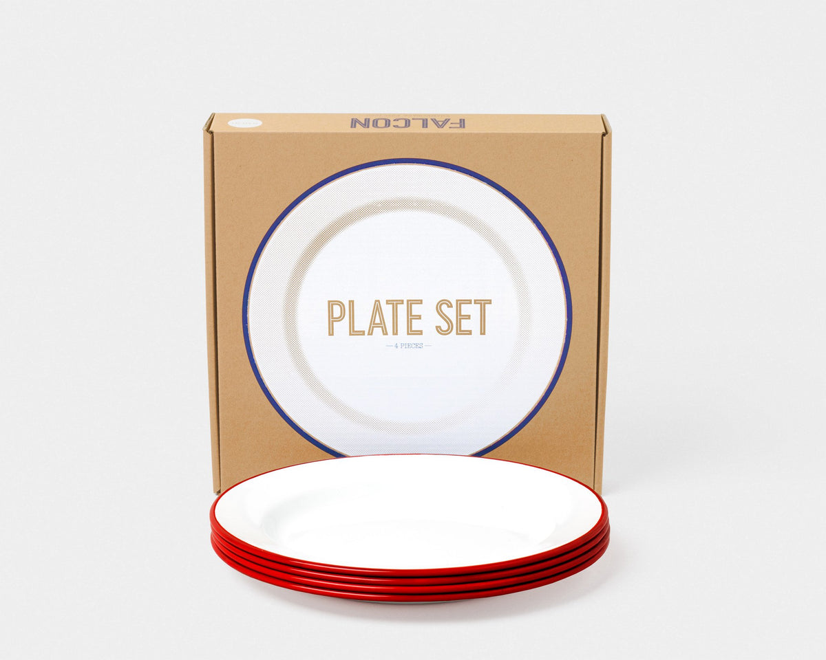 9½" Plates — Falcon Enamelware